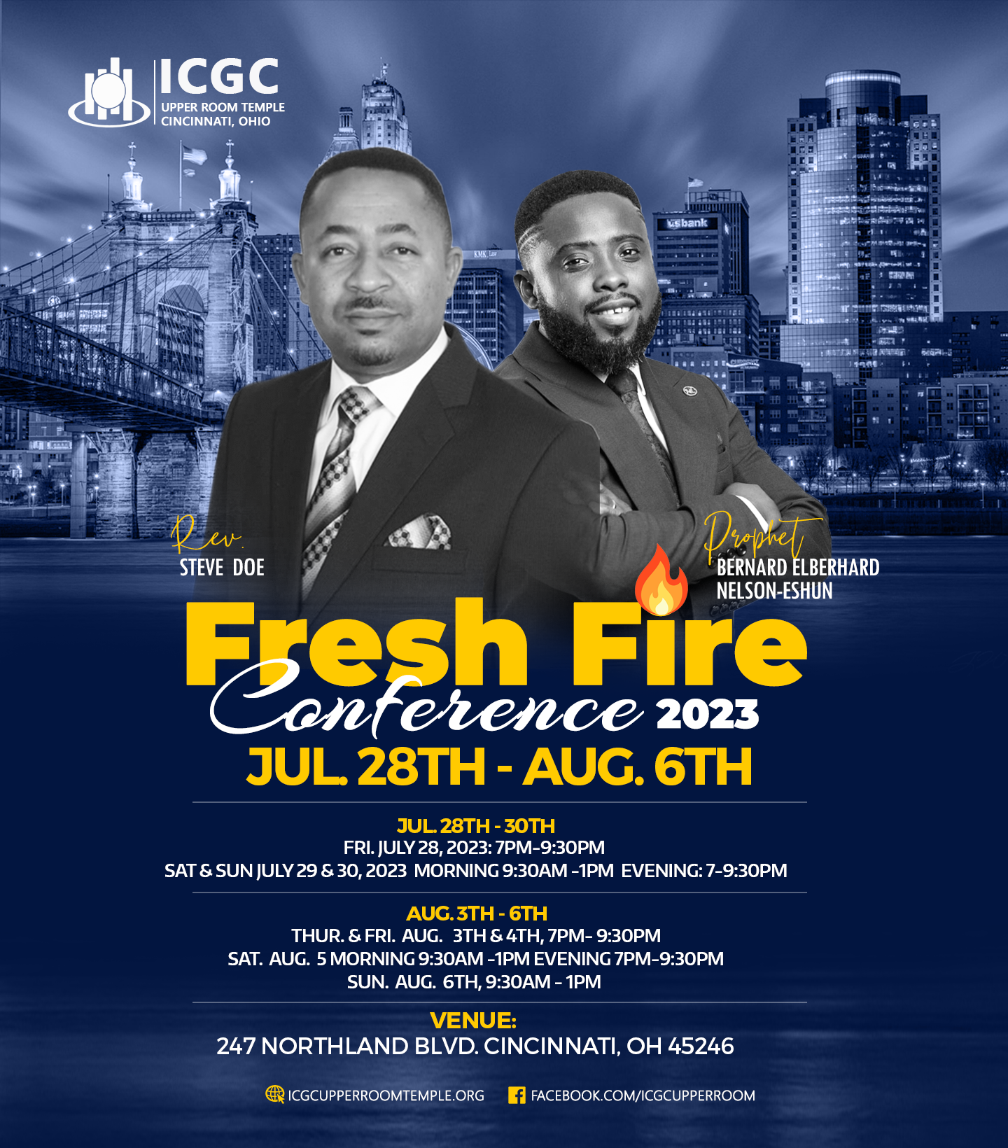 Fresh Fire Conference – ICGC Upperroom Temple